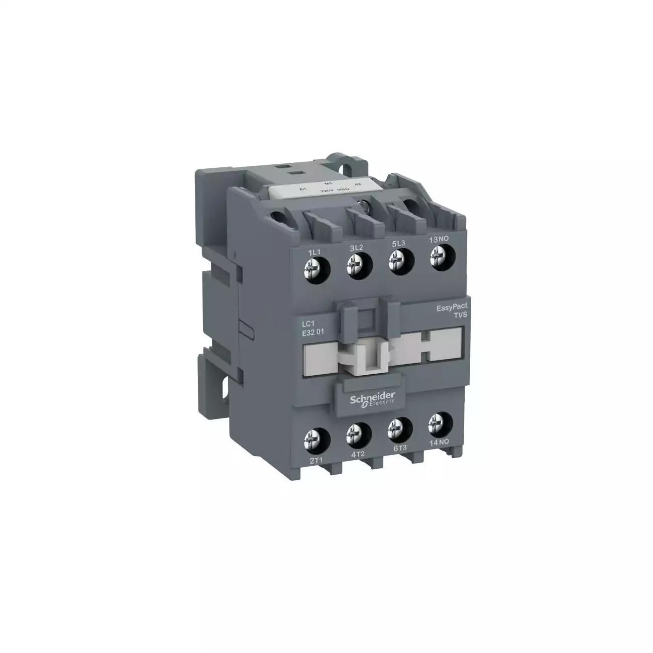 LC1E3810M5 - Contactor,EasyPact TVS,3P(3NO),AC-3,
